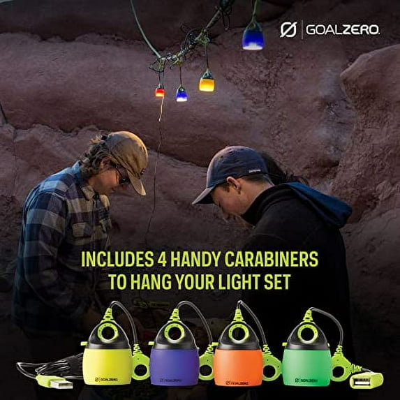 Goal Zero Light-A-Life Mini Chainable LED Lights, 4 Pack, with Color ...
