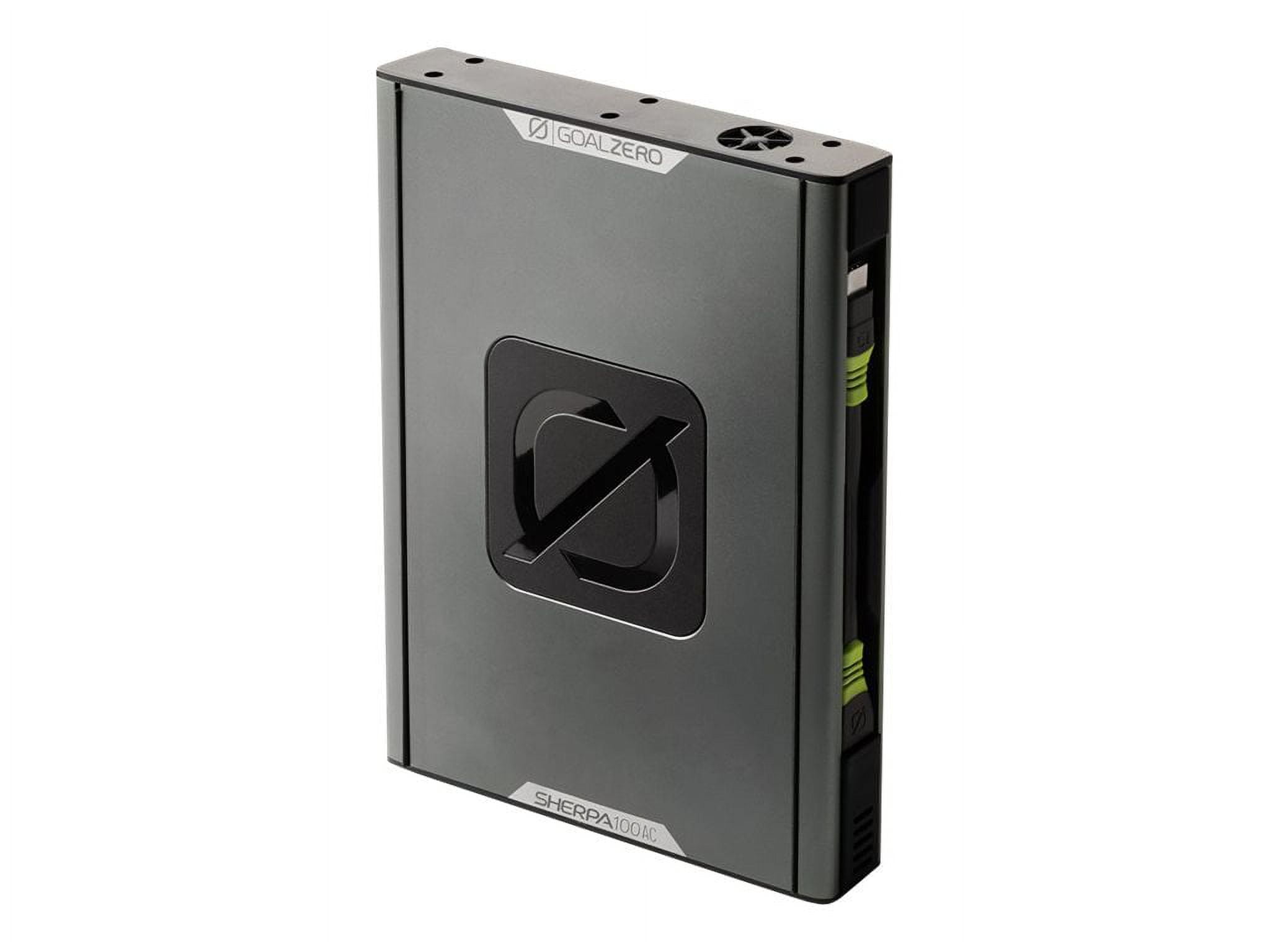 Goal Zero Sherpa 100AC - Wireless charging receiver / external battery ...