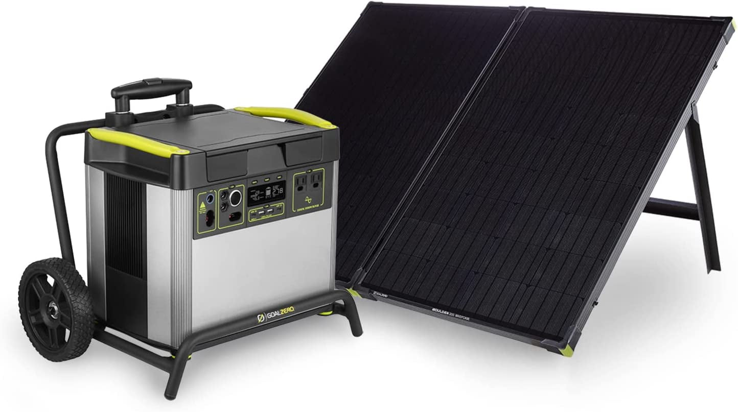 Goal Zero Yeti 3000X Portable Power Station with Boulder 200 Briefcase ...