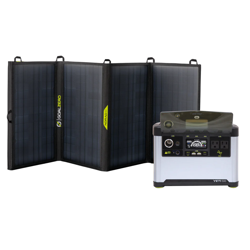 Goal Zero Yeti 500, Nomad 50 Solar Generator for Home Backup System ...