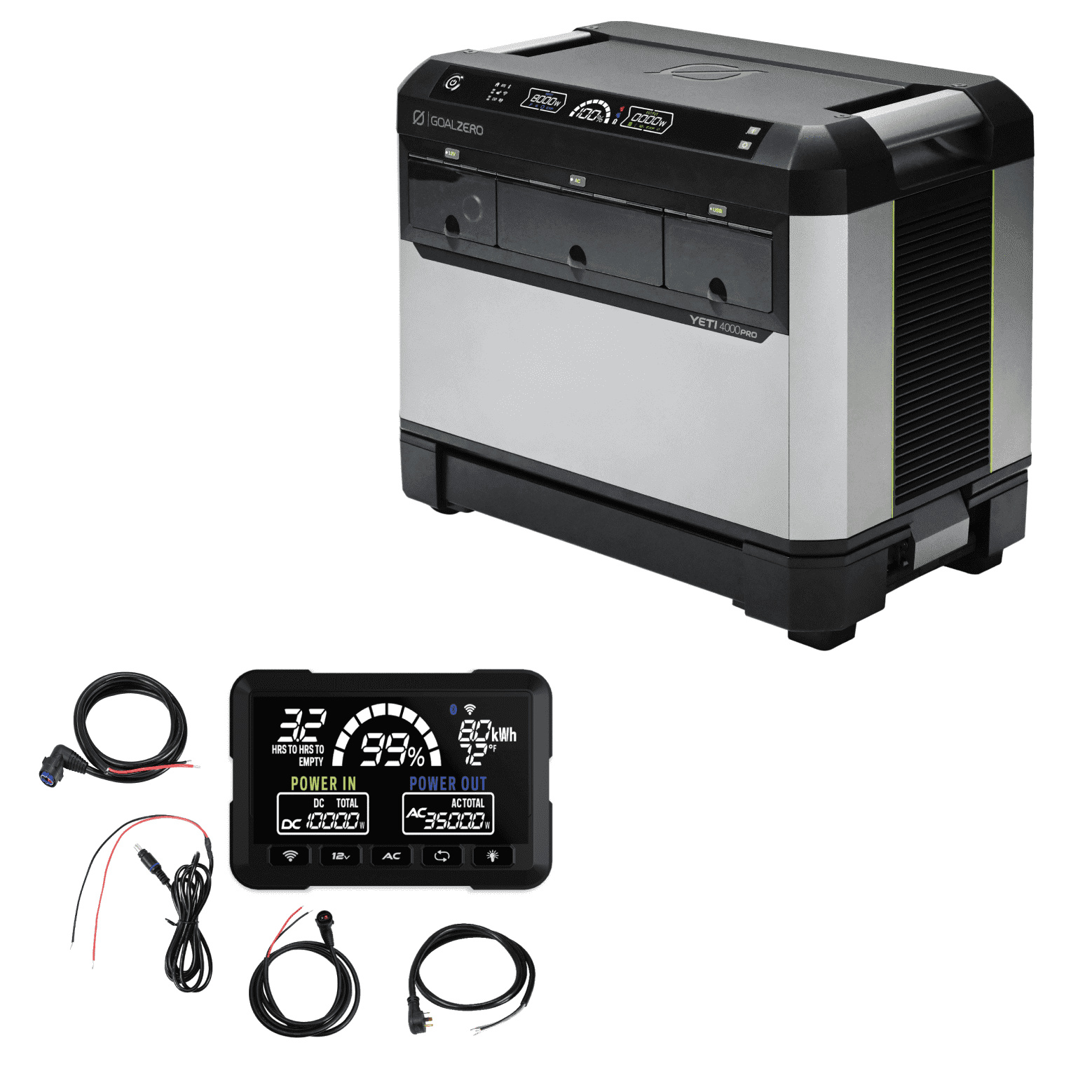 Goal Zero Yeti PRO 4000 Escape Drivable, 3600 W Out, 4000 Wh New Solar ...