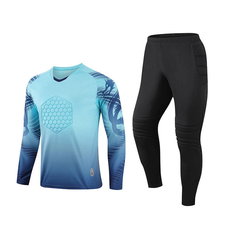 Goalkeeper Jersey Pro Set, Football Jersey Men, Foam Padded Top Shirt ...