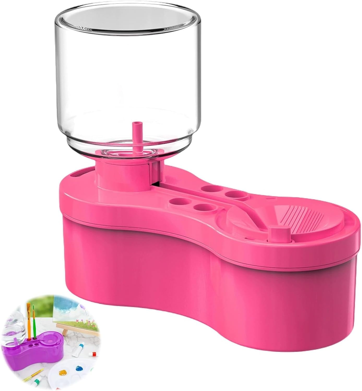 Goard Paint Brush Cleaner Watercolor Brush Rinser with Drain Cleaner ...