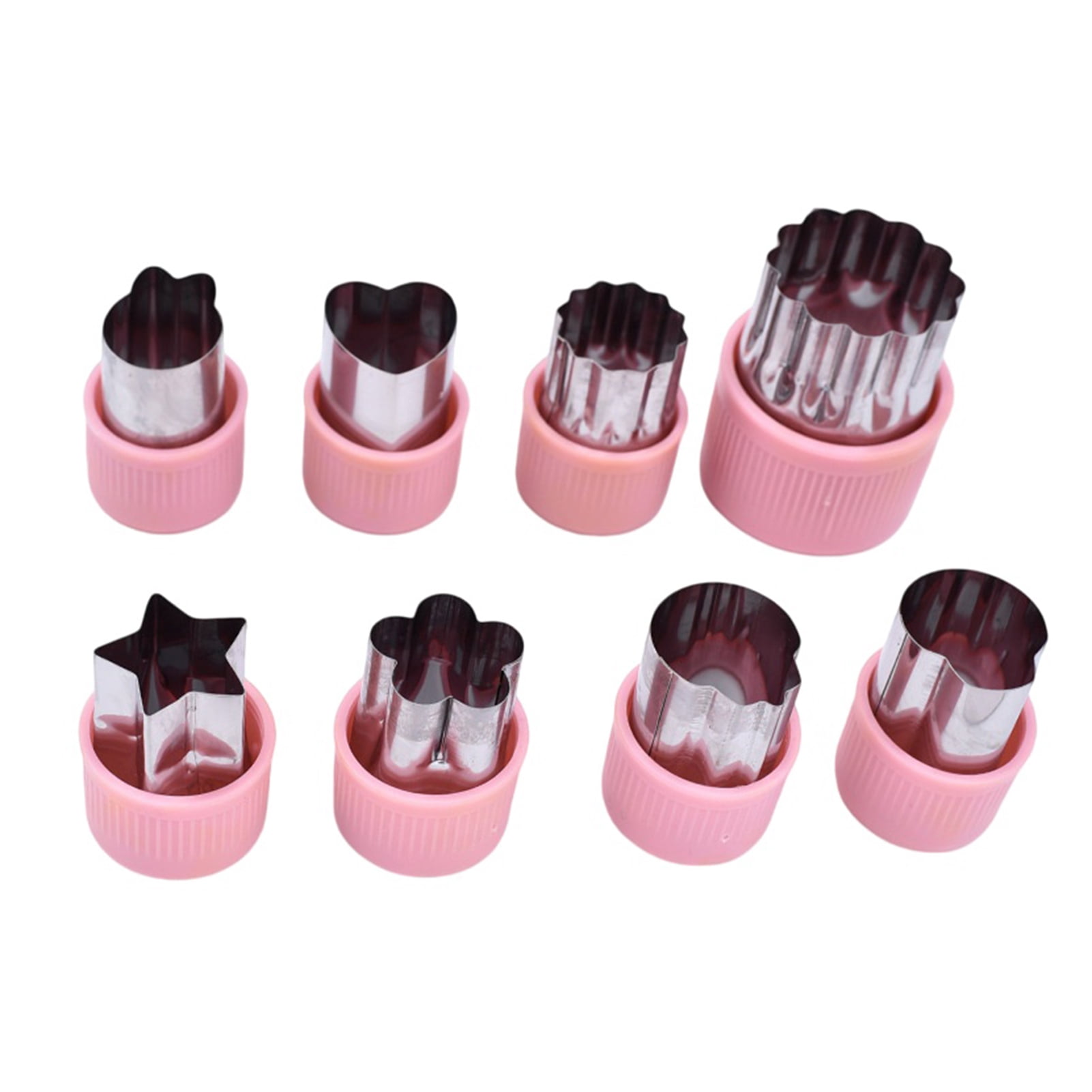 Goasio Stainless Steel Vegetable Cookie Cutter Set Multi-Shape Mold for ...