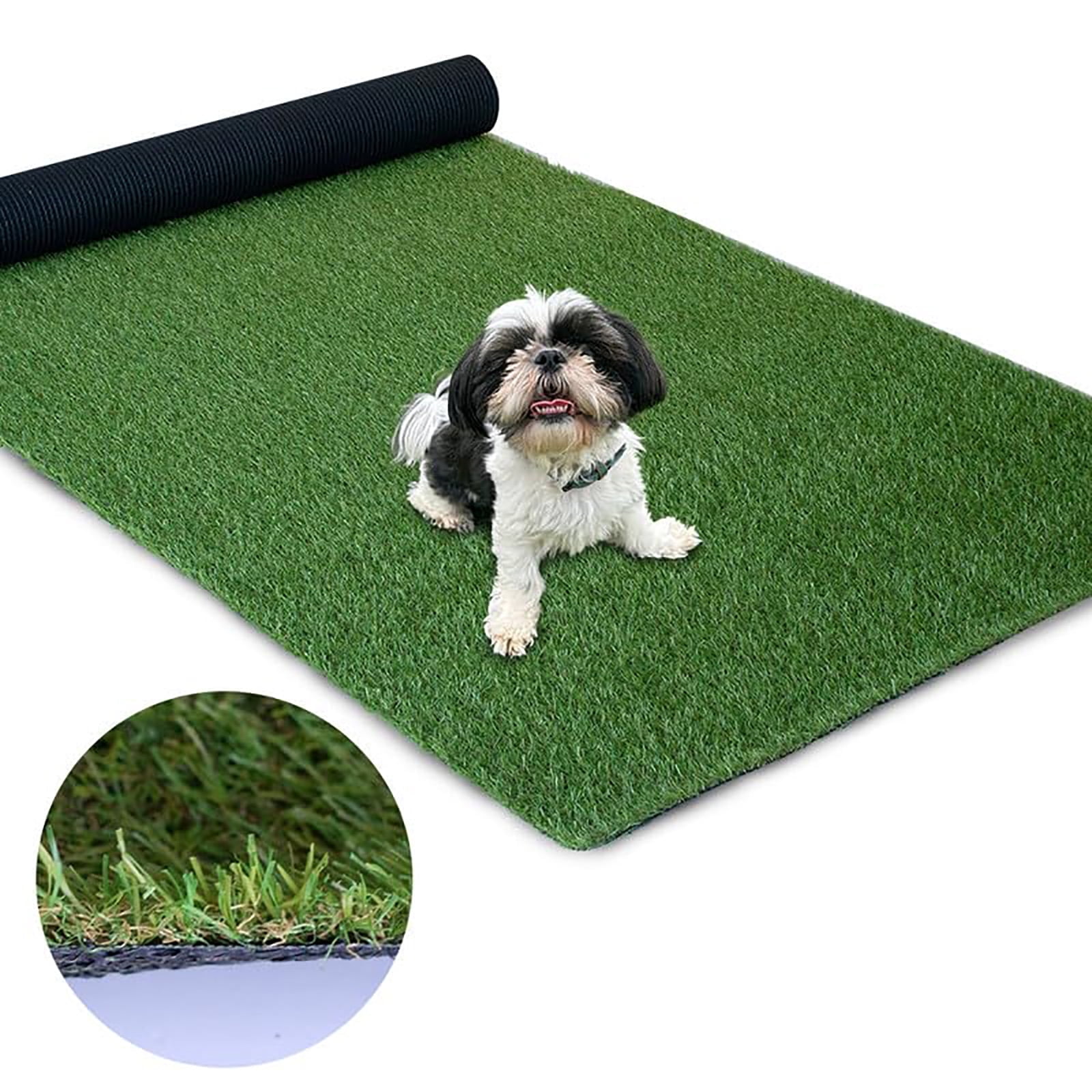 Goasis Lawn Artificial Turf Synthetic Grass 15x19 FT, 0.78" Pile Height ...