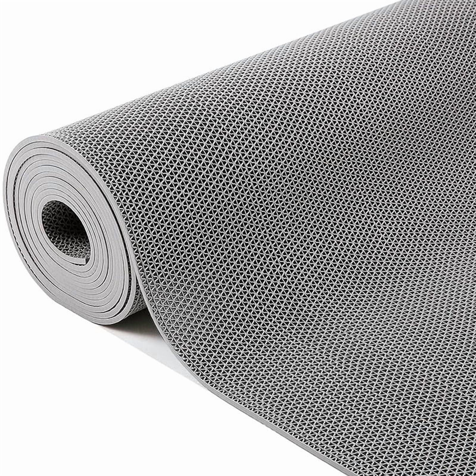 Goasis Lawn Non-Slip Drainage Mat, 3' x 23' S-Shaped PVC Pool floor Mat ...