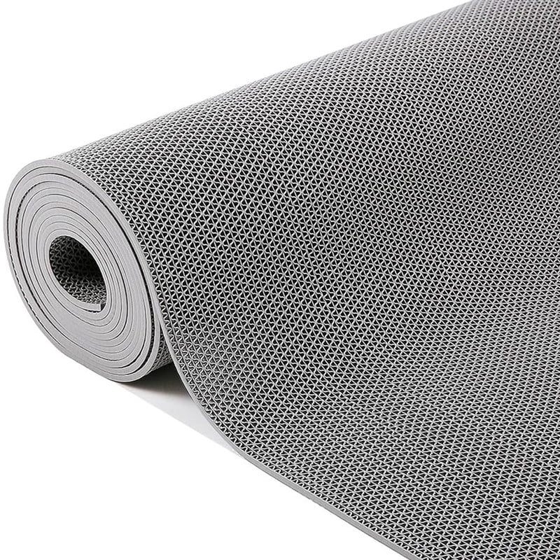 Goasis Lawn Non-Slip Drainage Mat, 3' x 59' S-Shaped PVC Pool floor Mat ...