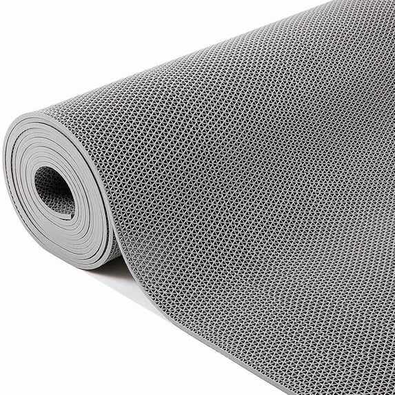 Goasis Lawn Non-Slip Drainage Mat, 4' x 14' S-Shaped PVC Pool floor Mat ...