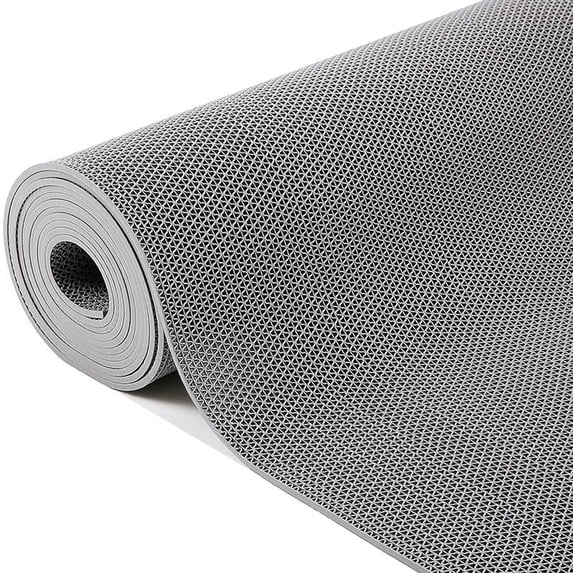 Goasis Lawn Non-Slip Drainage Mat, 4' x 29' S-Shaped PVC Pool floor Mat ...