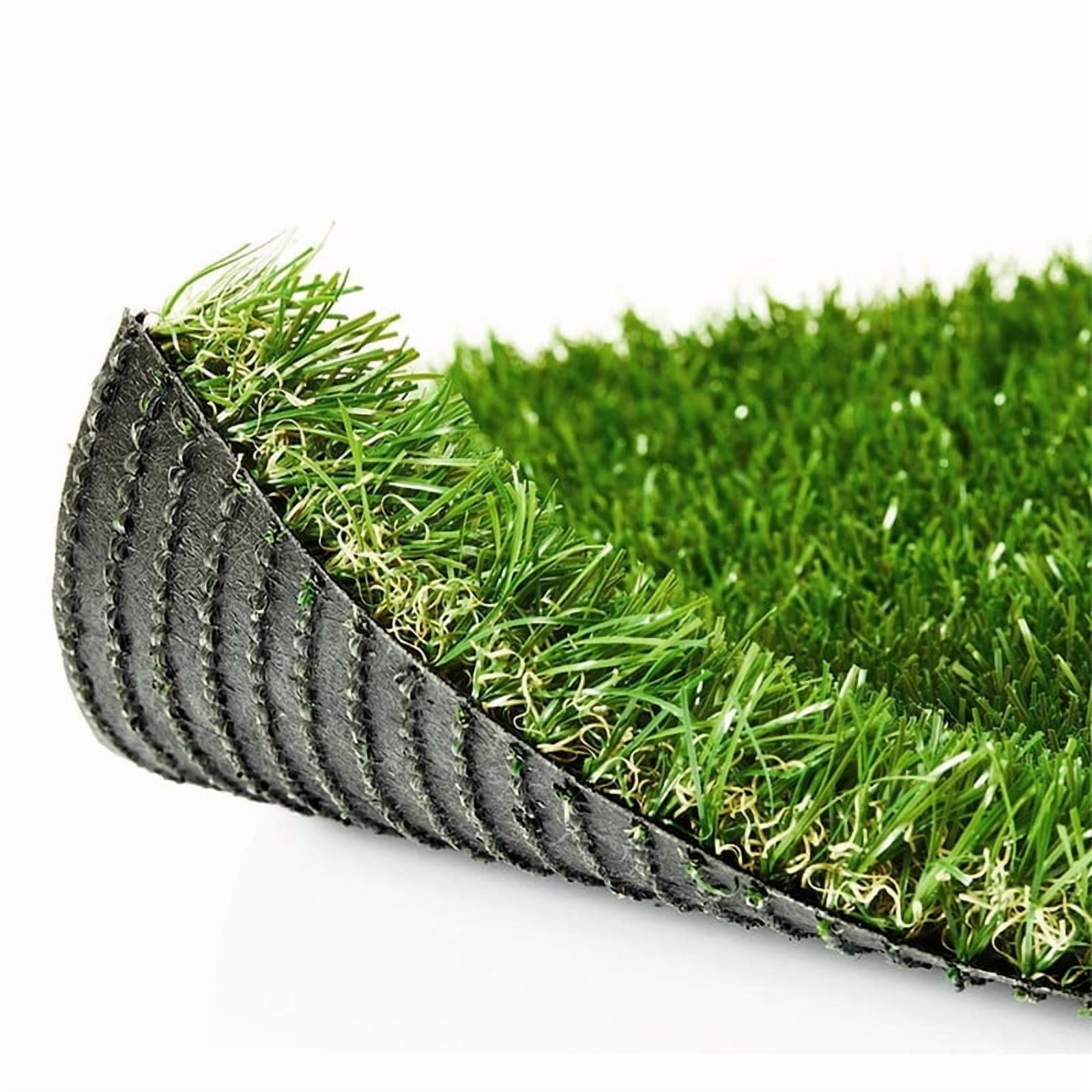 Goasis Lawn Thick Artificial Turf Grass 9 x 10 ft Outdoor Synthetic ...