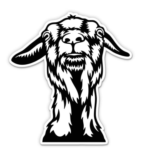 Goat - 12" Vinyl Sticker Waterproof Decal - Walmart.com
