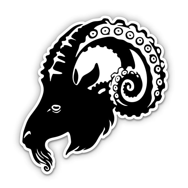 Goat - 7" Vinyl Sticker - For Car Laptop I-Pad - Waterproof Decal ...