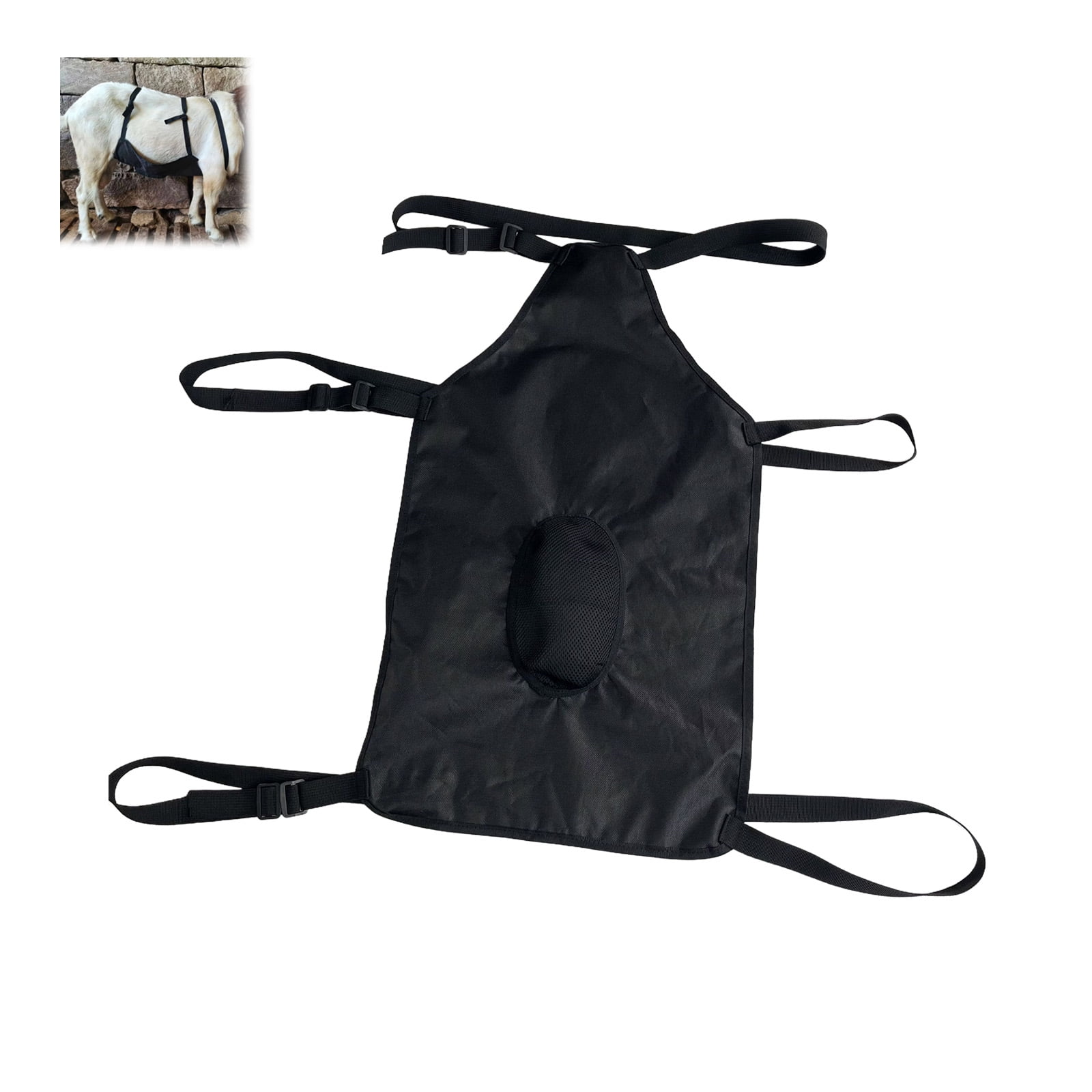 Goat Anti-Mating Apron with Reinforced Straps, Breeding Control Skirt ...
