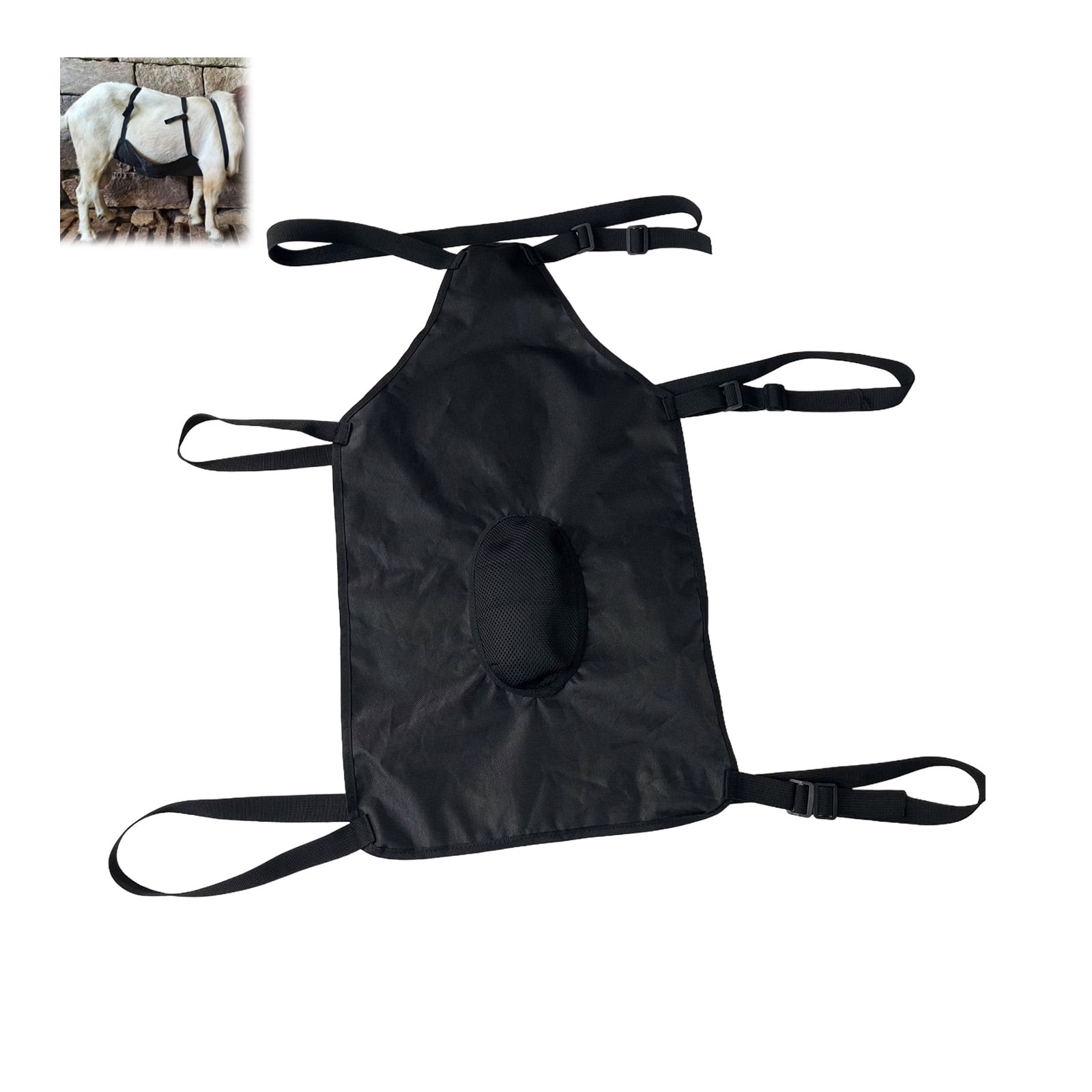 Goat Anti-Mating Apron with Reinforced Straps, Breeding Control Skirt ...