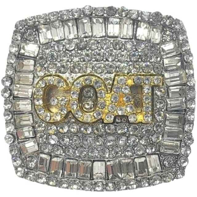 Goat Championship Rings Award Trophy Greatest of All Time Gift for ...