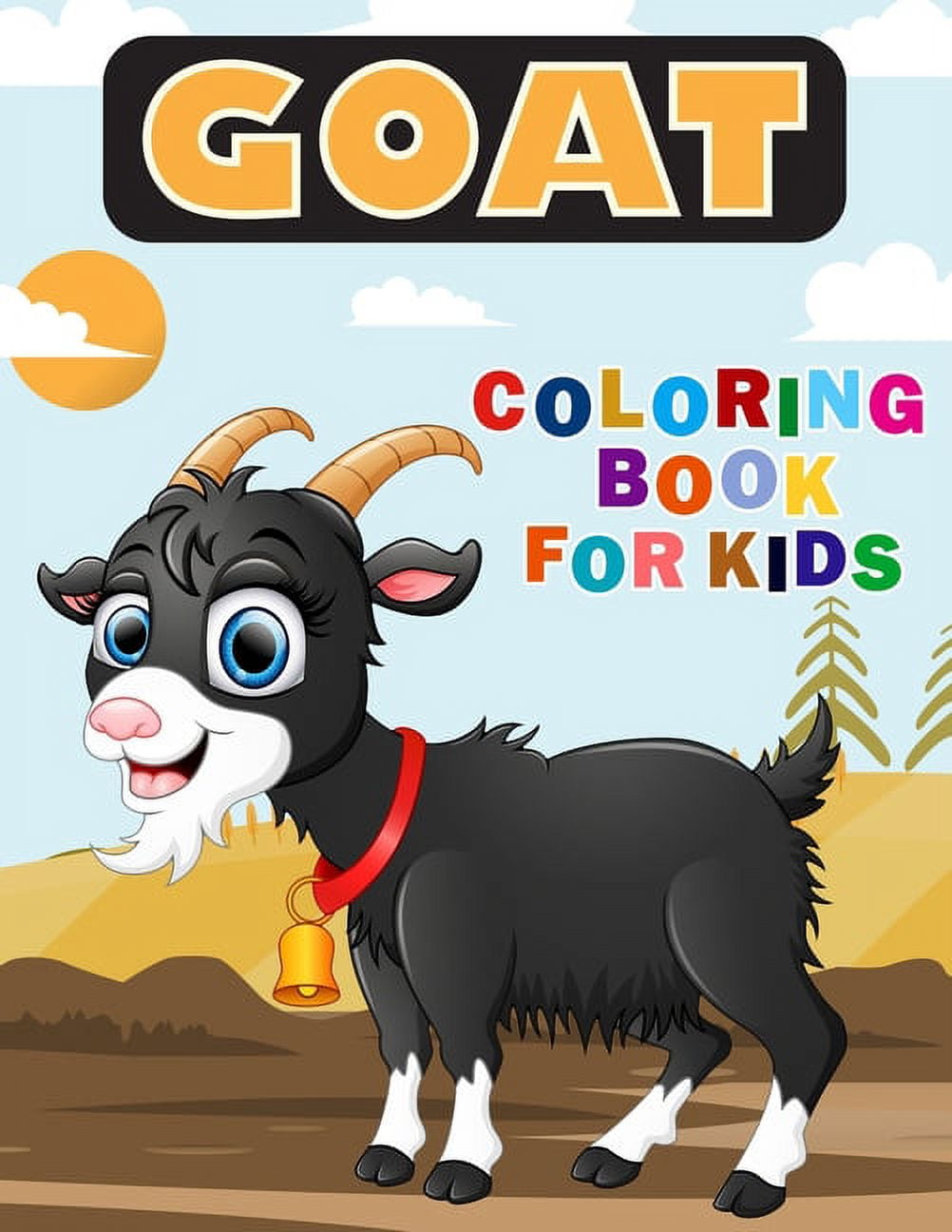 Cute Goat Coloring Pages