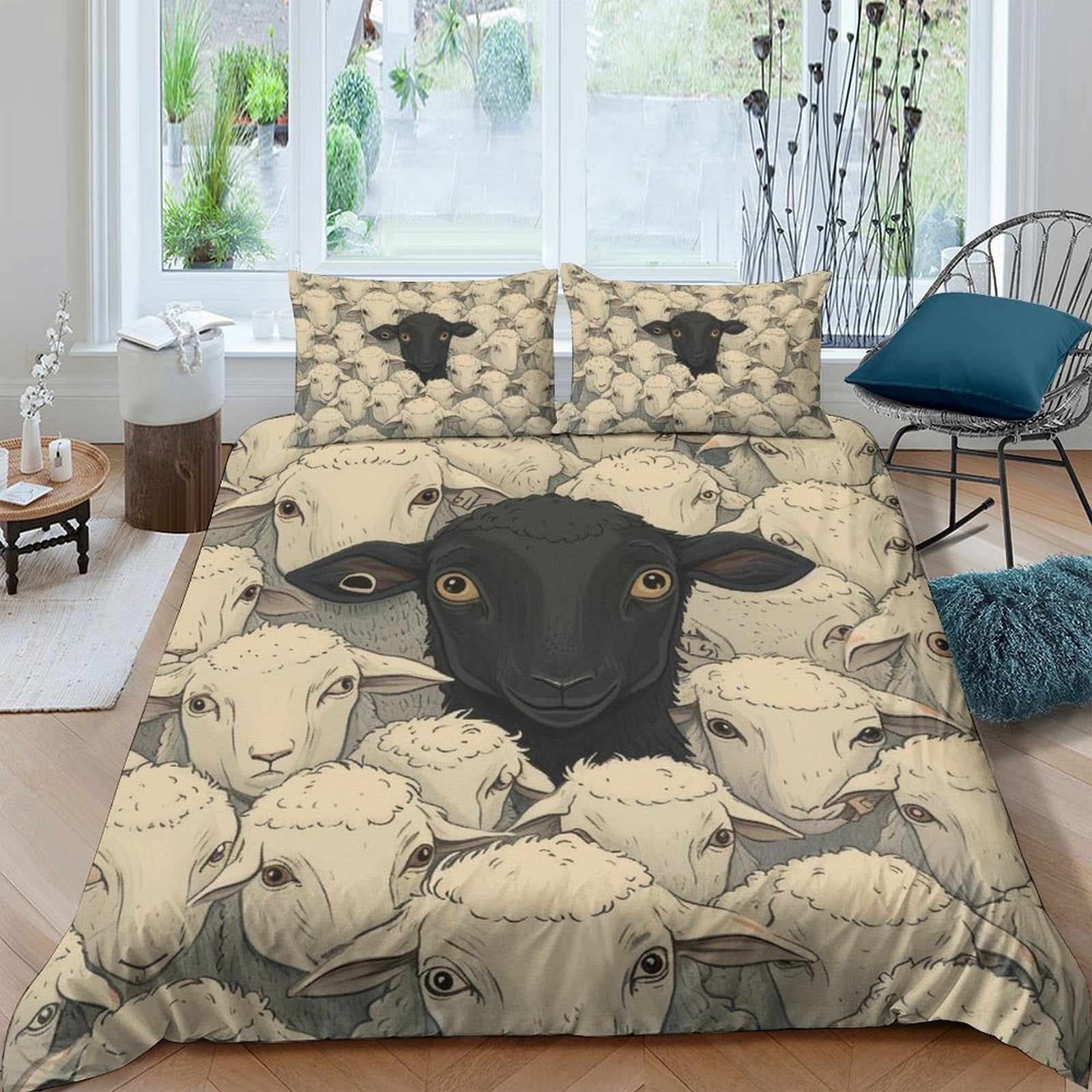Goat Comforter Covers 3D Printed Quilt Cover Bedding Set Duvet Cover 3 ...