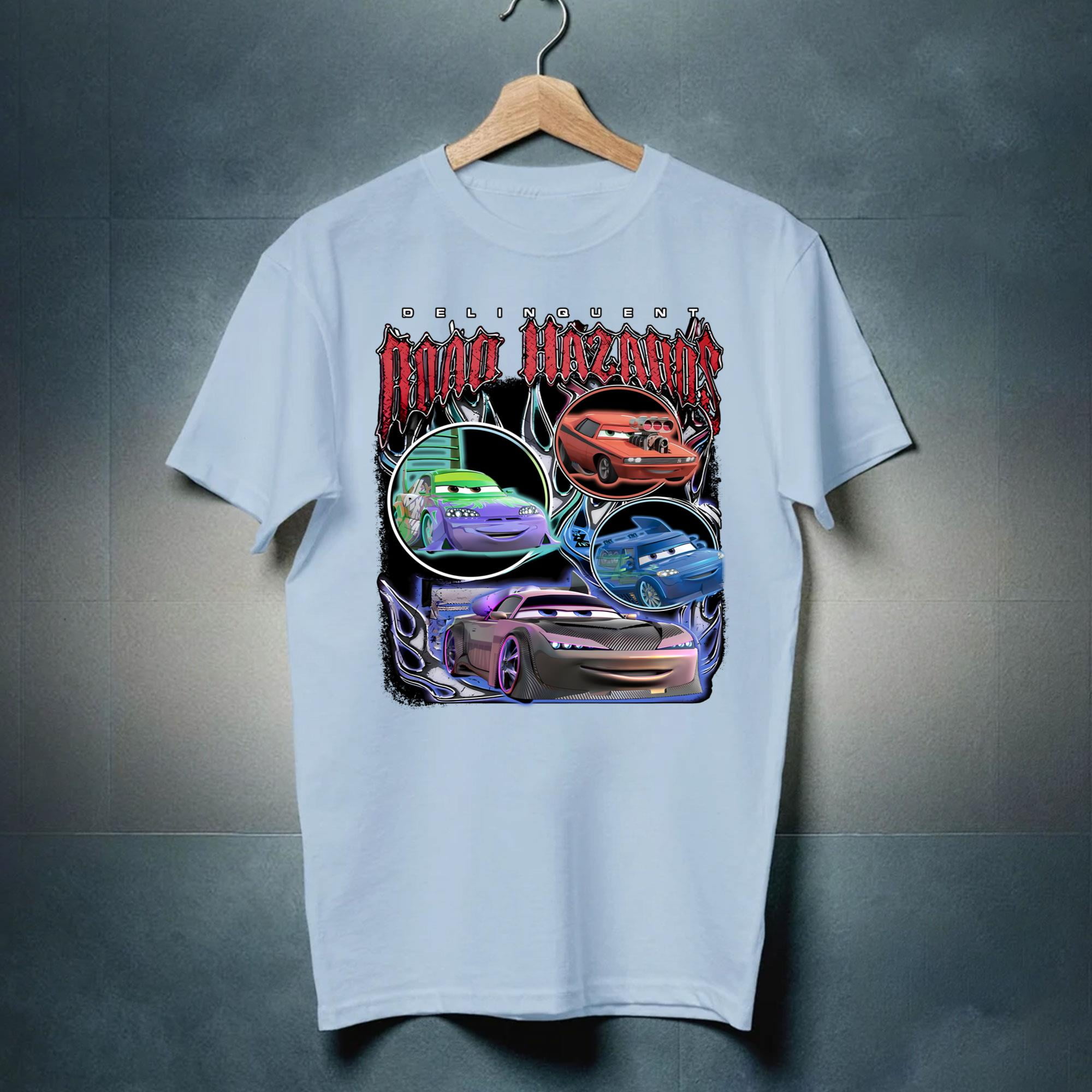 Goat Crew - Pixar Cars Delinquent Road Hazards Vintage T-Shirt ...