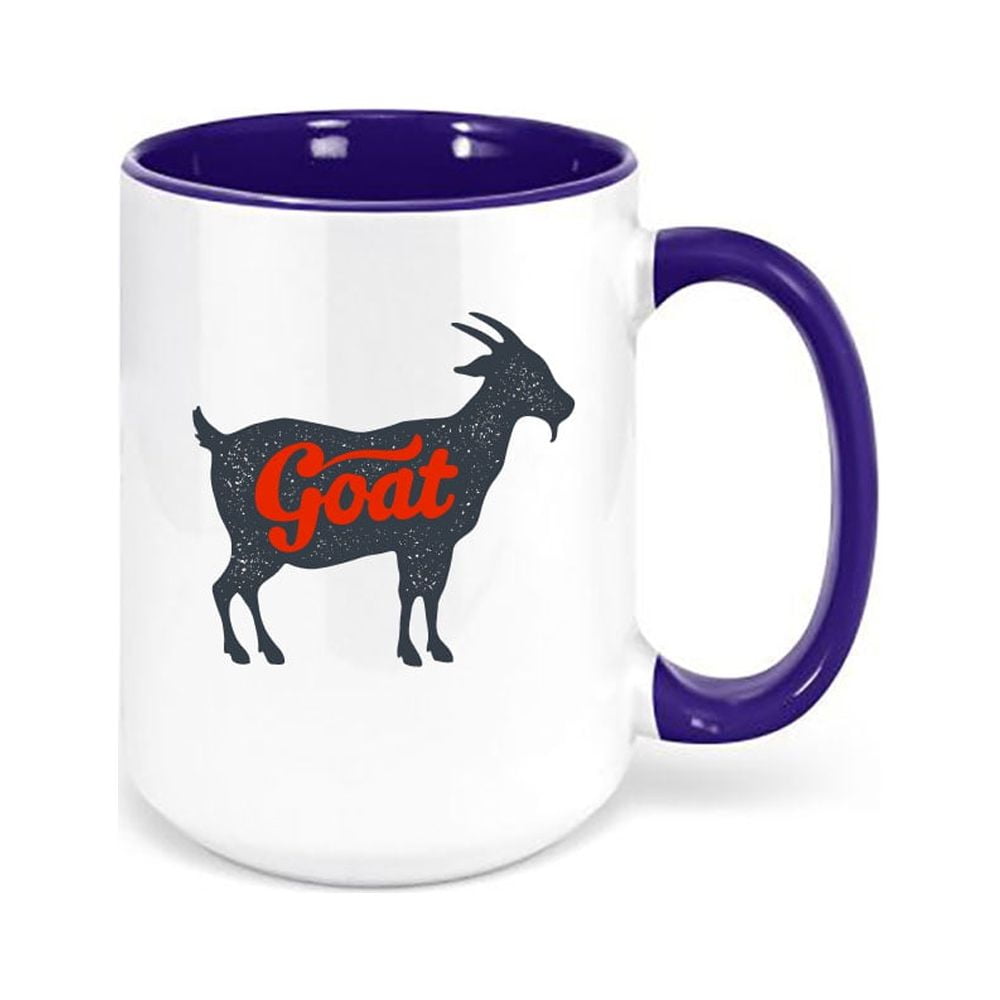 Goat Cup, Goat Mug, Greatest Of All Time, Gift For Coach, Sublimated ...