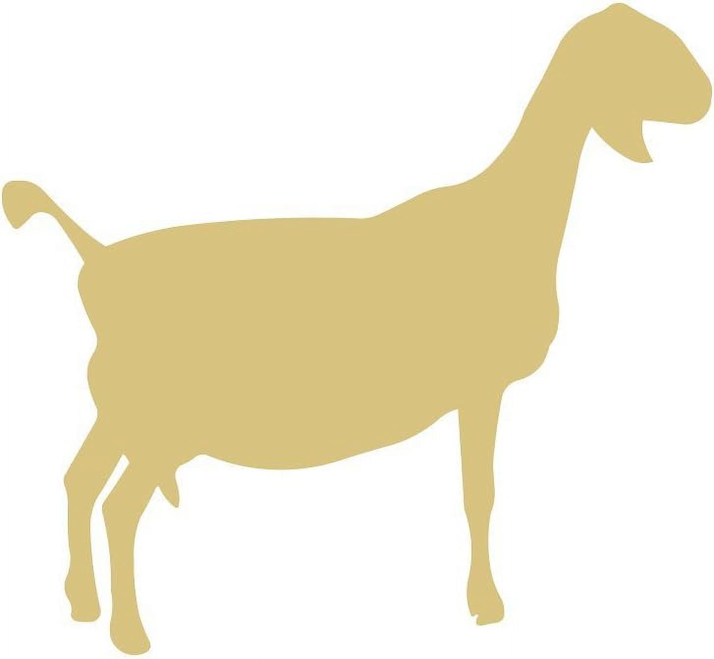 Goat Cutout Unfinished Wood Goat Farm Theme Kids Nursery Home Door ...