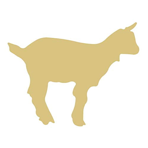 Goat Cutout Unfinished Wood Kid Goat Farm Theme Kids Nursery Home Decor ...
