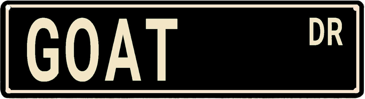 Goat Dr Street Signs,Farmhouse Decor Goat Sign Goat Gift Animal Signs ...