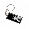 Goat Head Black And White Keychain Key Chain Ring - Walmart.com