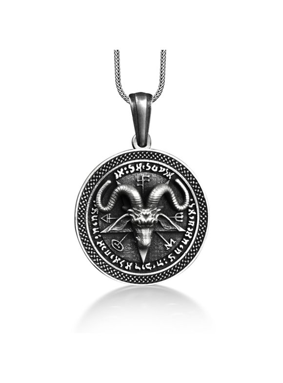 Pentagram Goat Head