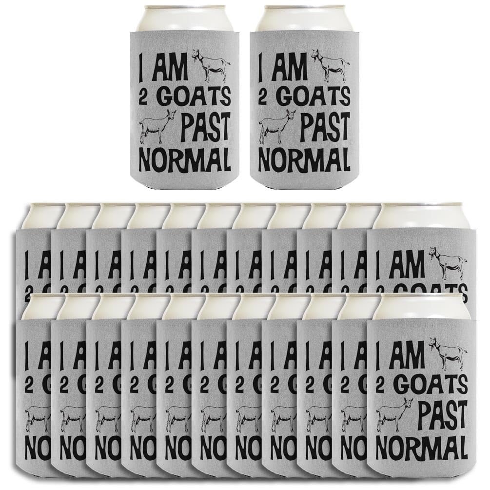 Goat Lady Gifts I Am 2 Goats Past Normal Goat Farmer Gifts 24-Pack Can ...