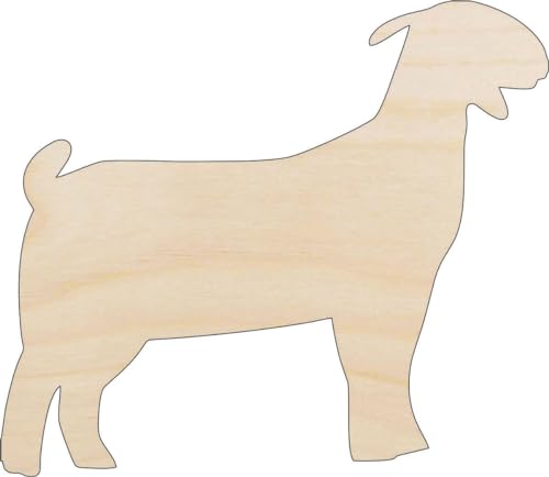 Goat - Laser Cut Out Unfinished Wood Craft Shape SHP25 26" / 1/4" thick ...