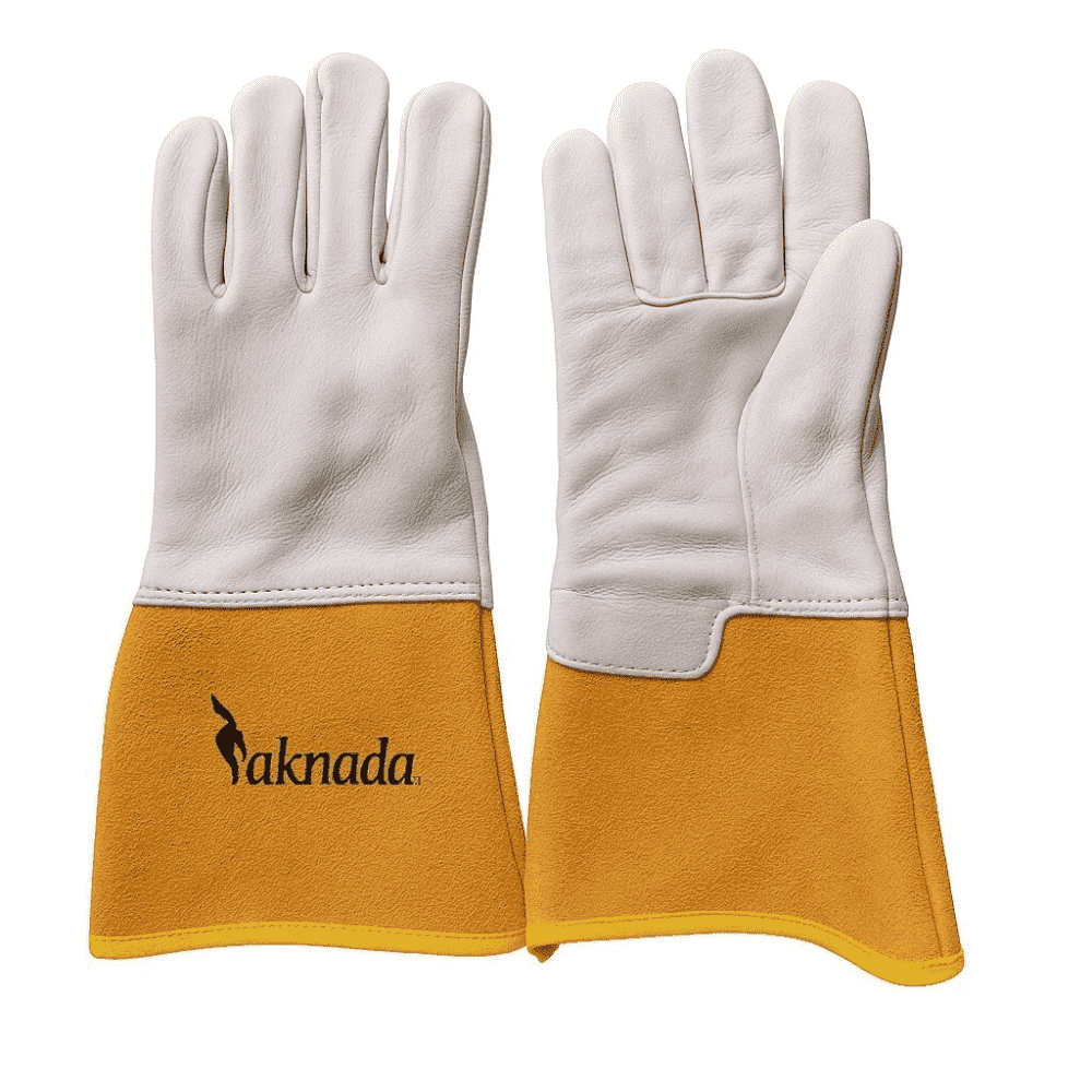 Goat Leather TIG Welding Gloves – Heat & Flame Resistant, Flexible Fit ...