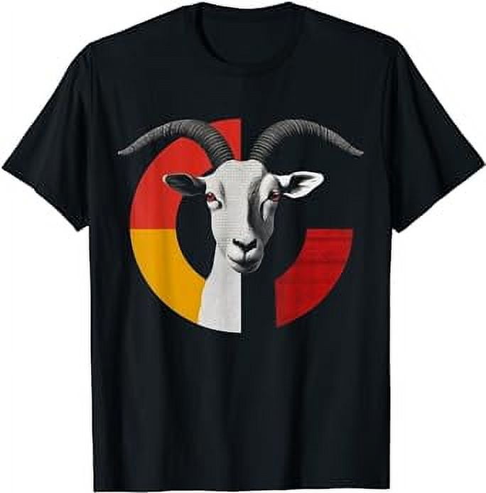 Goat Lover Artwork | Animal Motif Goat Black oversized loose and ...