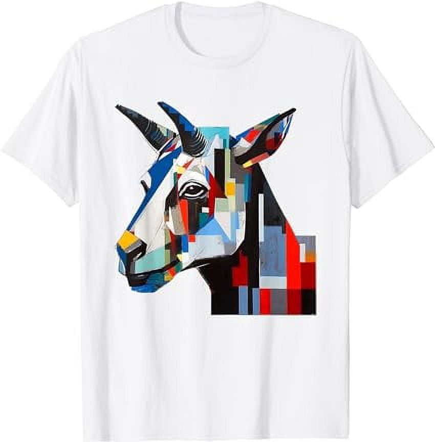 Goat Lover Artwork | Animal Motif Goat T-Shirt - Walmart.com