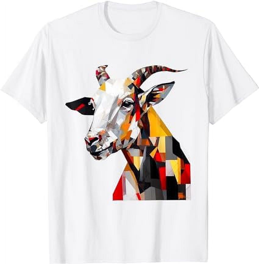 Goat Lover Artwork | Animal Motif Goat T-Shirt - Walmart.com