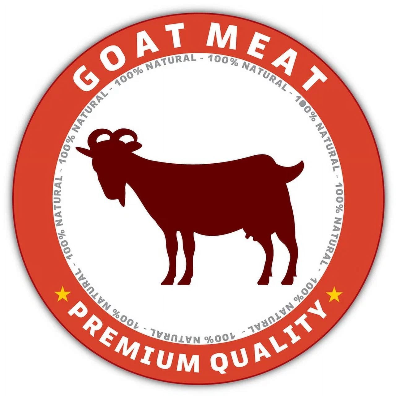 Goat Meat Premium Food Quality Car Sticker Phone Decal Water Bottle ...