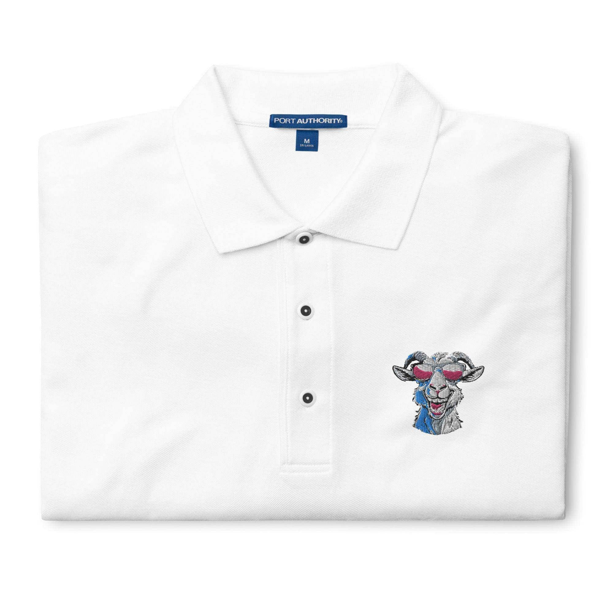 Goat Meme Coin Polo Shirt - Walmart.com