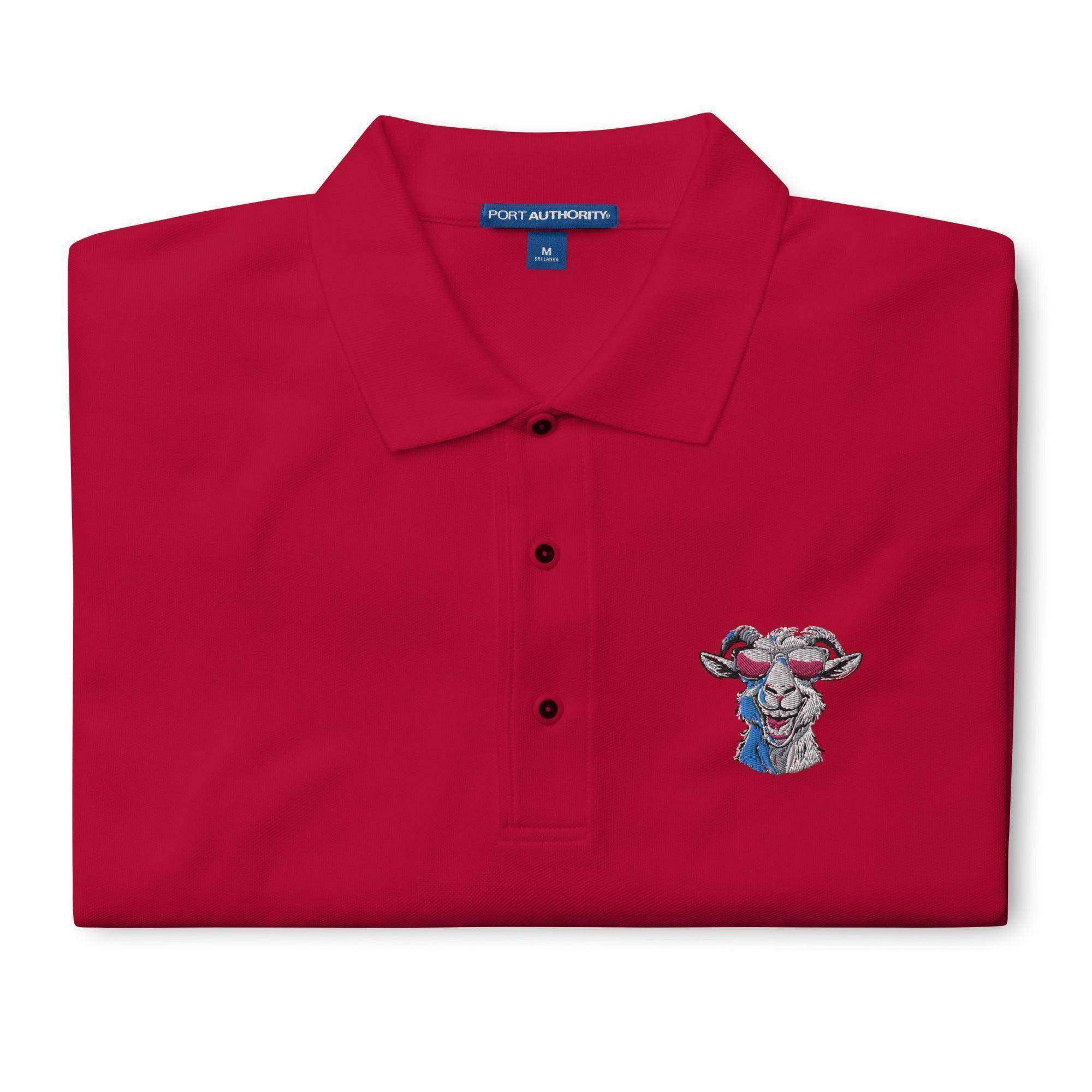 Goat Meme Coin Polo Shirt - Walmart.com