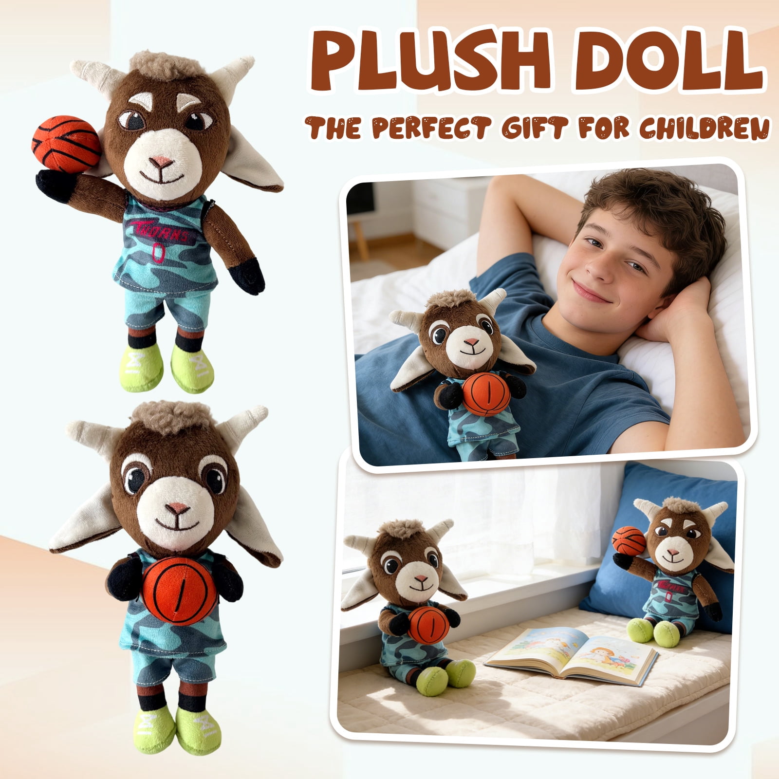Goat Movie Stuffed Plush the Goat Character In Uniform Luxury Plush 9. ...