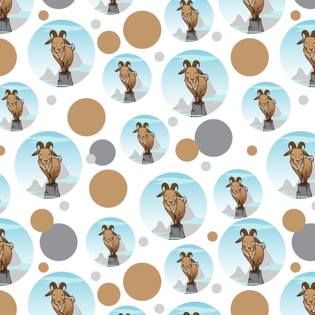 Goat On Mountain Top Premium Gift Wrap Wrapping Paper Roll - Walmart.com