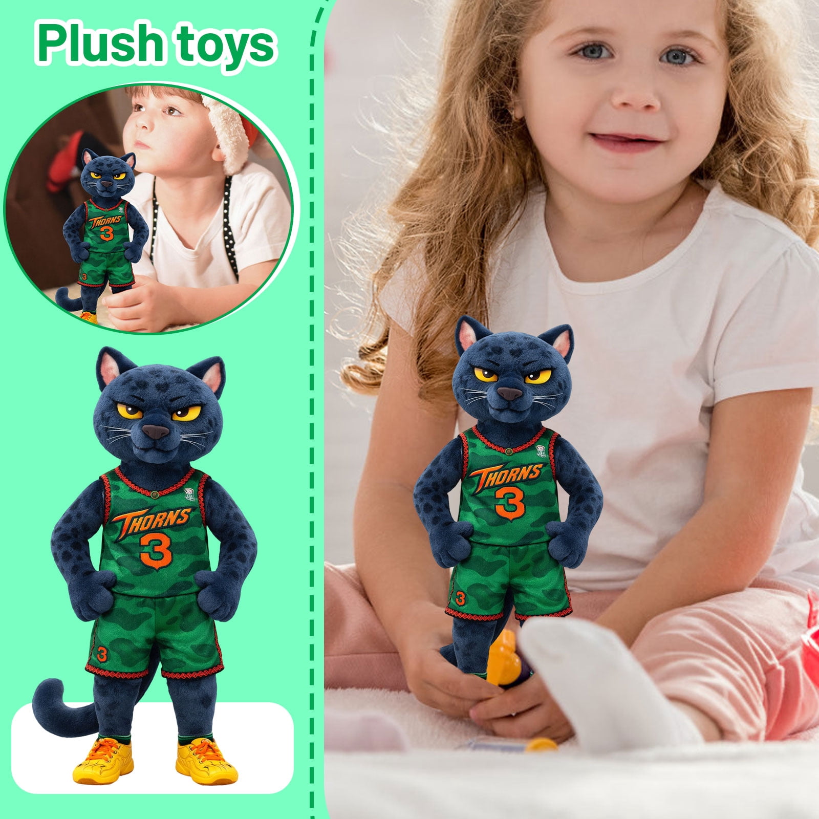 Goat Plush Sports Goat Character Plush Toys 9.8" Collectible Goat ...