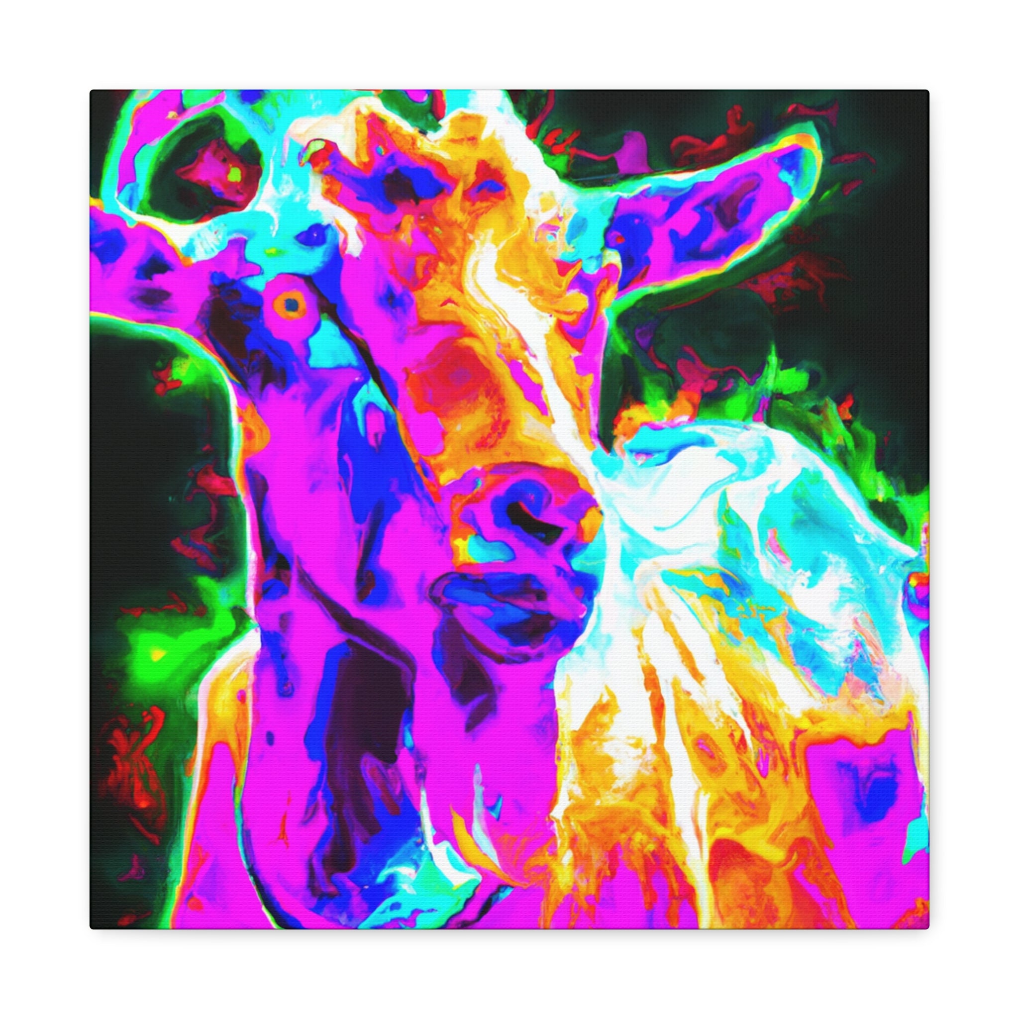 Goat Pop Art Peek - Canvas - Walmart.com