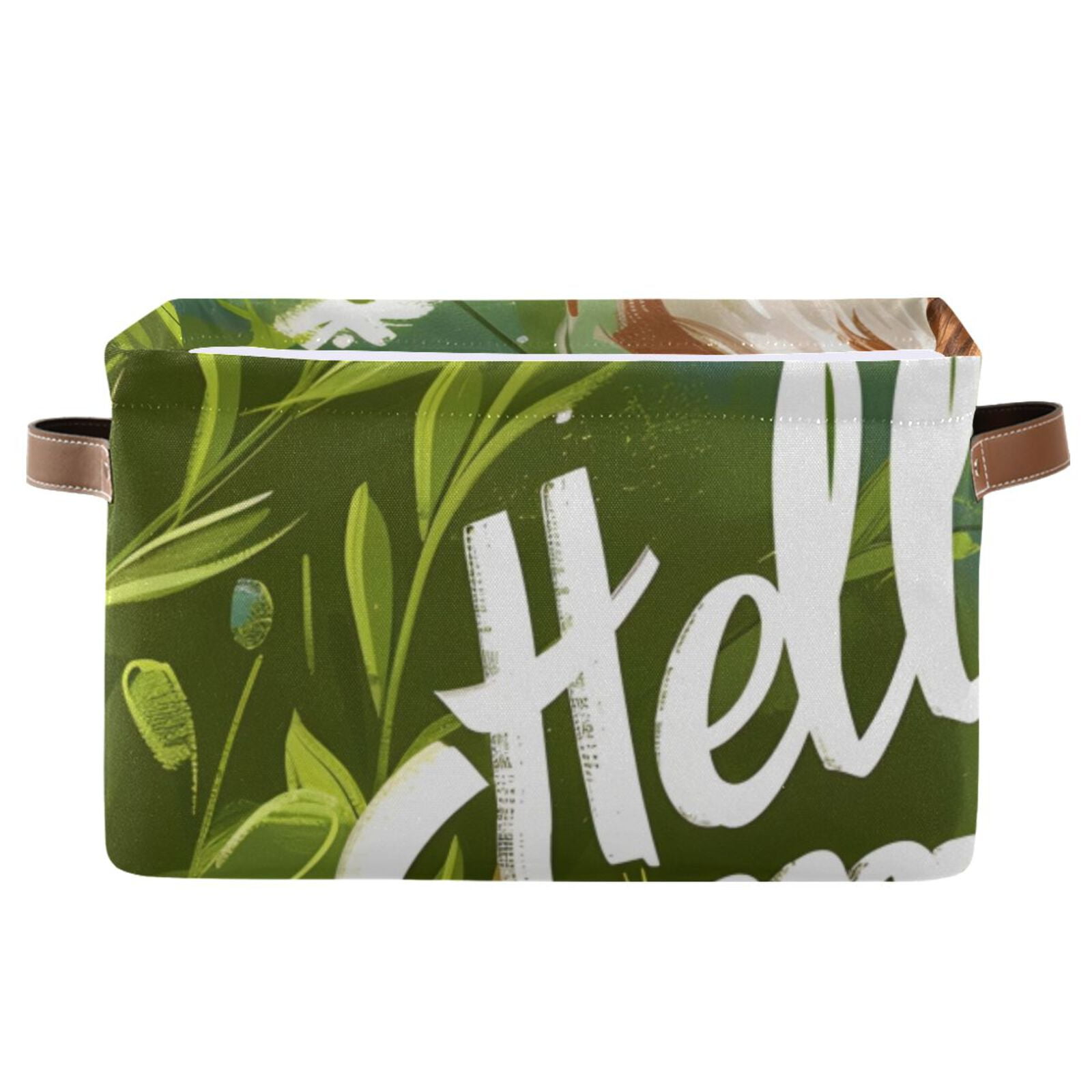 Goat Sheep Summer Greed Storage Bins Baskets With Handles Storage Box ...