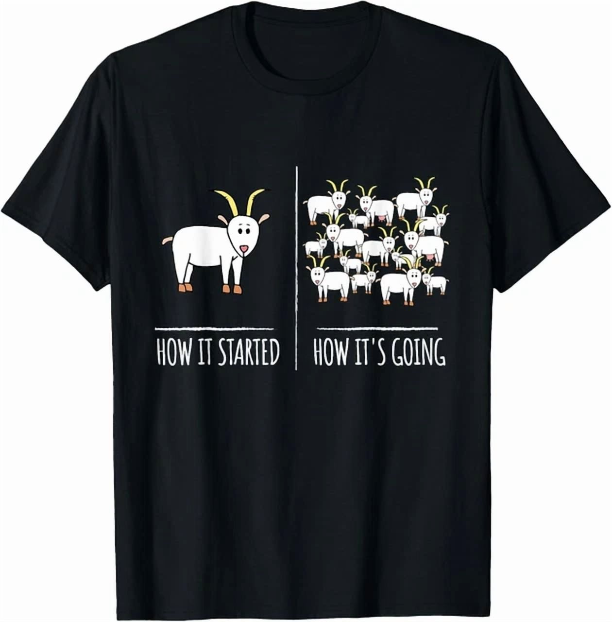 Goat Shirts Goat Lovers Farm Apparel Pun Goat Gift Unisex T-Shirt ...