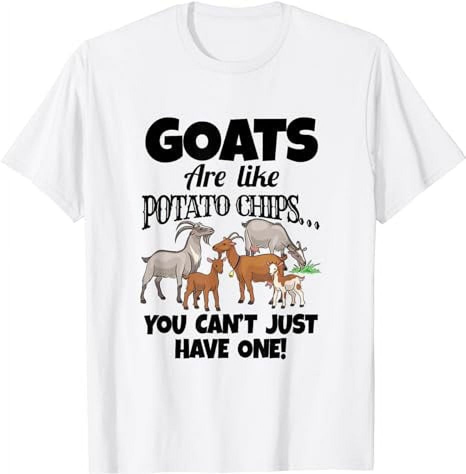 Goat Shirts for Goat Lovers Farm Apparel Meme Pun Funny Goat T-Shirt ...