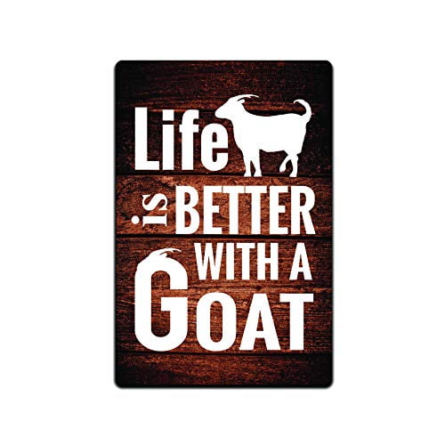 Goat Signs For Home Wall Decor-These Signs Have A Retro, Rustic, and ...