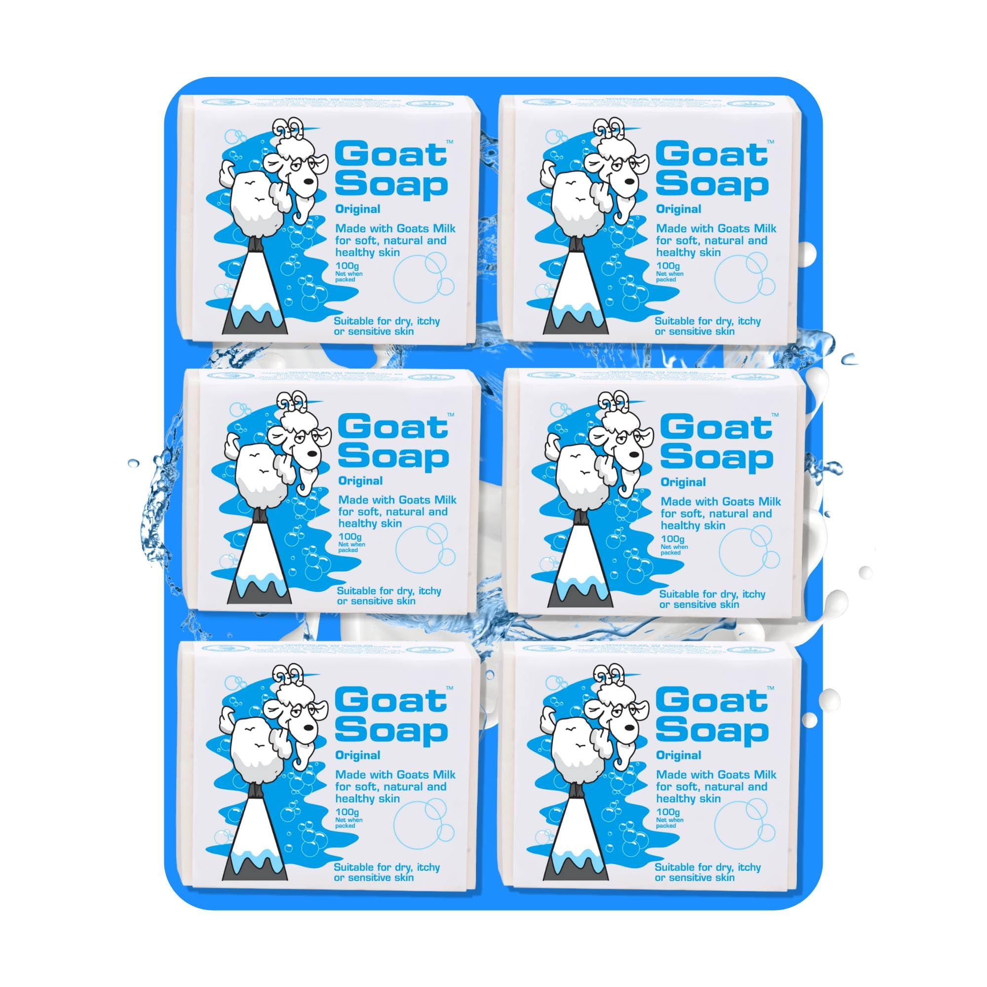 Goat Soap Value Six IRF13 Packs - for Soft, Natural and Healthy Skin ...