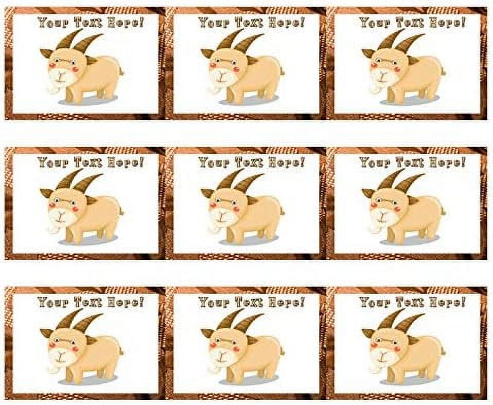 Goat - Strips - 2.5" x 10.5" Strips (3 pieces/sheet) - Walmart.com