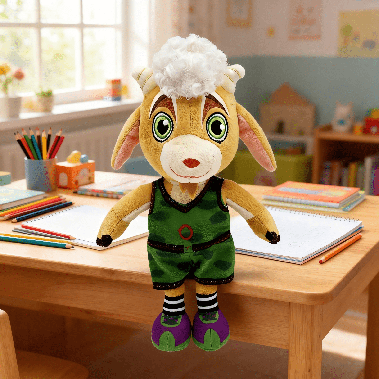 Goat Stuffed Plush Thomas Plush Toy 10.23 In Collectible Goat Stuffed ...