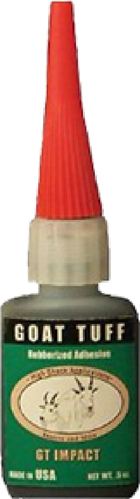 Goat Tuff 1042 High Impact Rubberized 0.5 Ounce Bonds in Seconds Glue ...