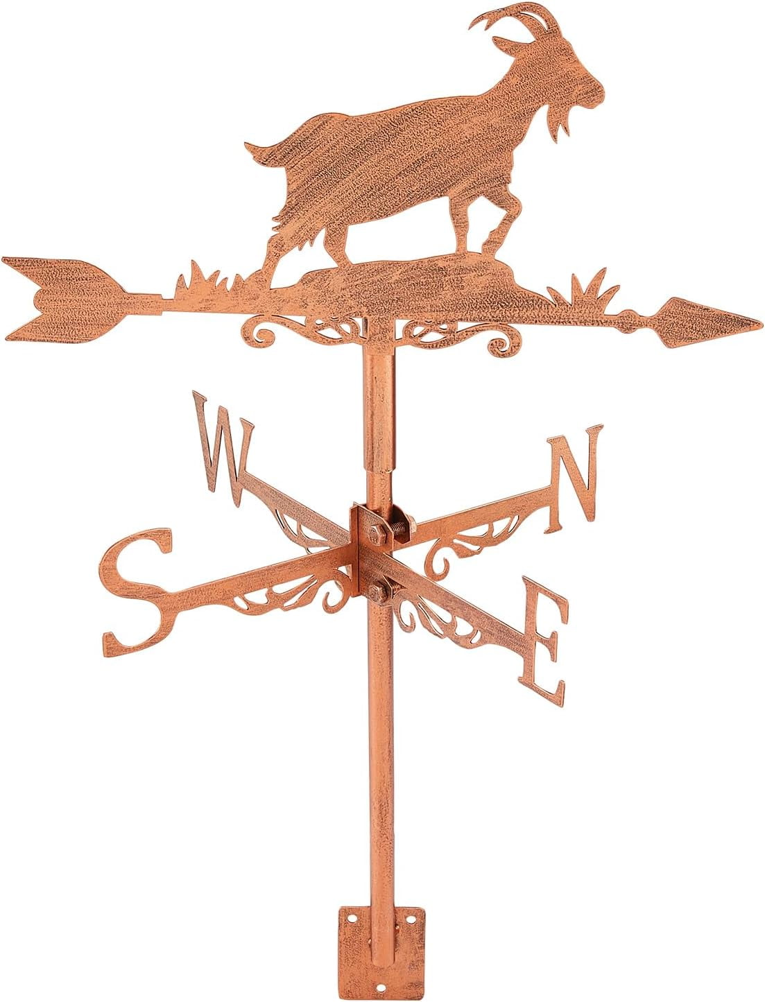 Goat Weather Vane for Roof Mount Animal Metal Weathervane Wind ...